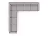 Modern Modular Fabric Sectional Sofa Set 3D model | CGTrader