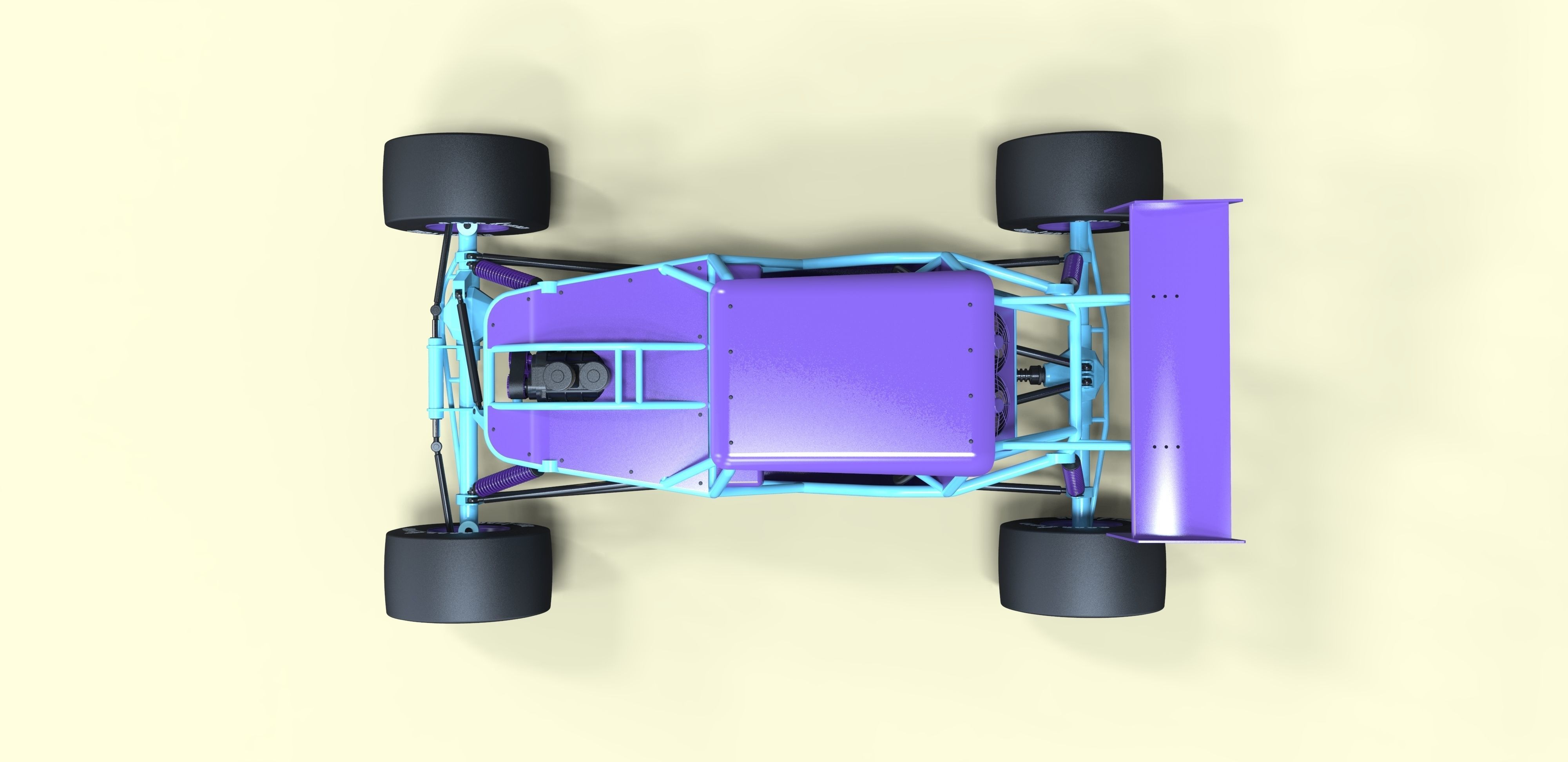 Road buggy 3D model | CGTrader