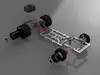 57 Bel air Pro Street FULL KIT chassis interior and Engine 3D model 3D ...