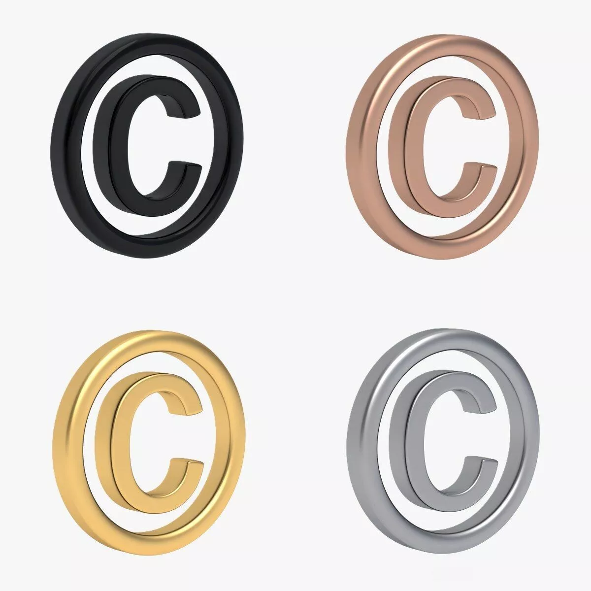 Copyright Symbol Pack | CGTrader