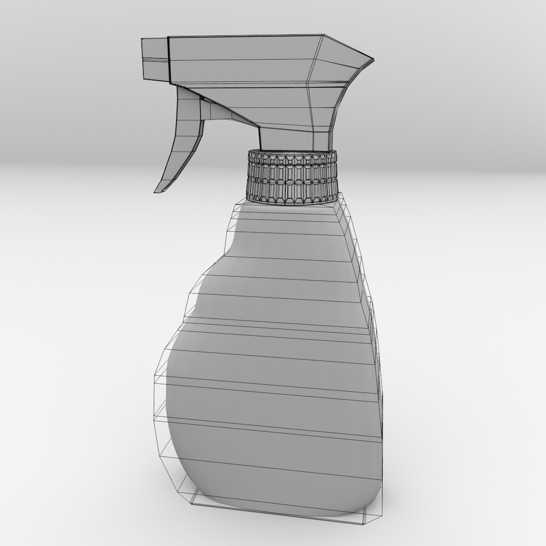 Spray Bottle 3D model | CGTrader