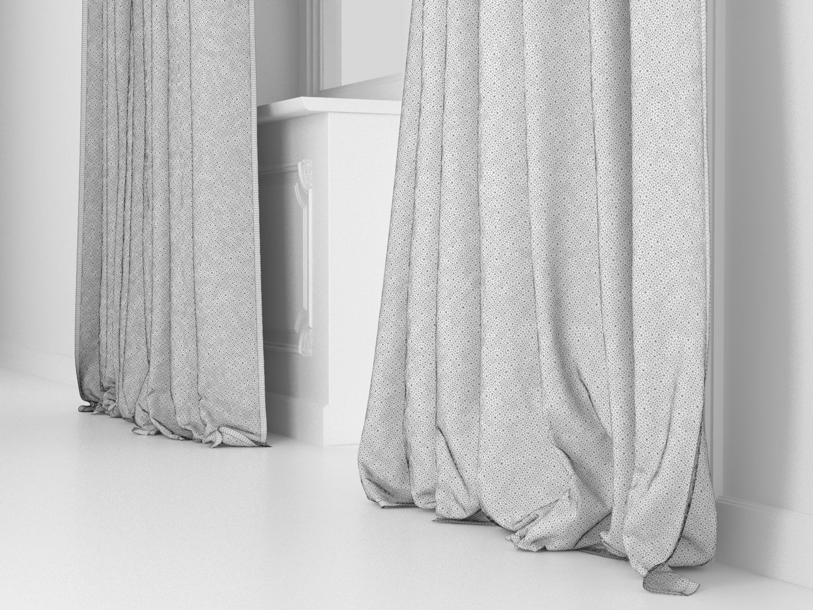 Antilia Curtains 3D model | CGTrader