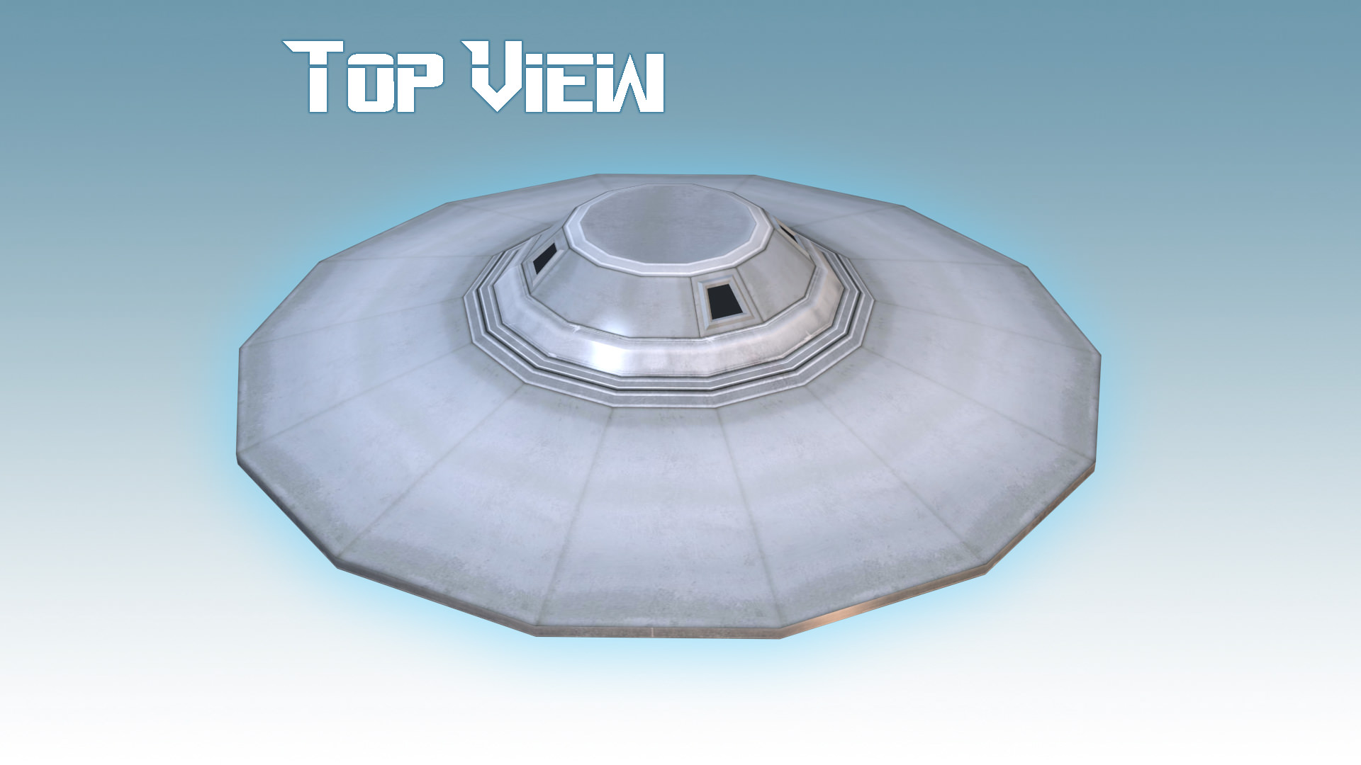 3D model Flying Saucer - Sport Model VR / AR / low-poly | CGTrader