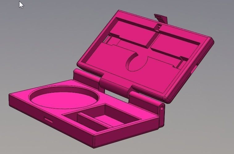 Makeup Case 3D model 3D printable | CGTrader