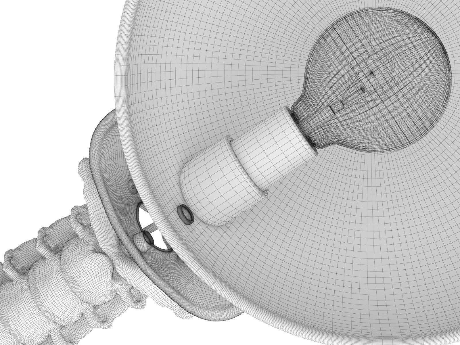 Spine Table Lamp 3D model | CGTrader