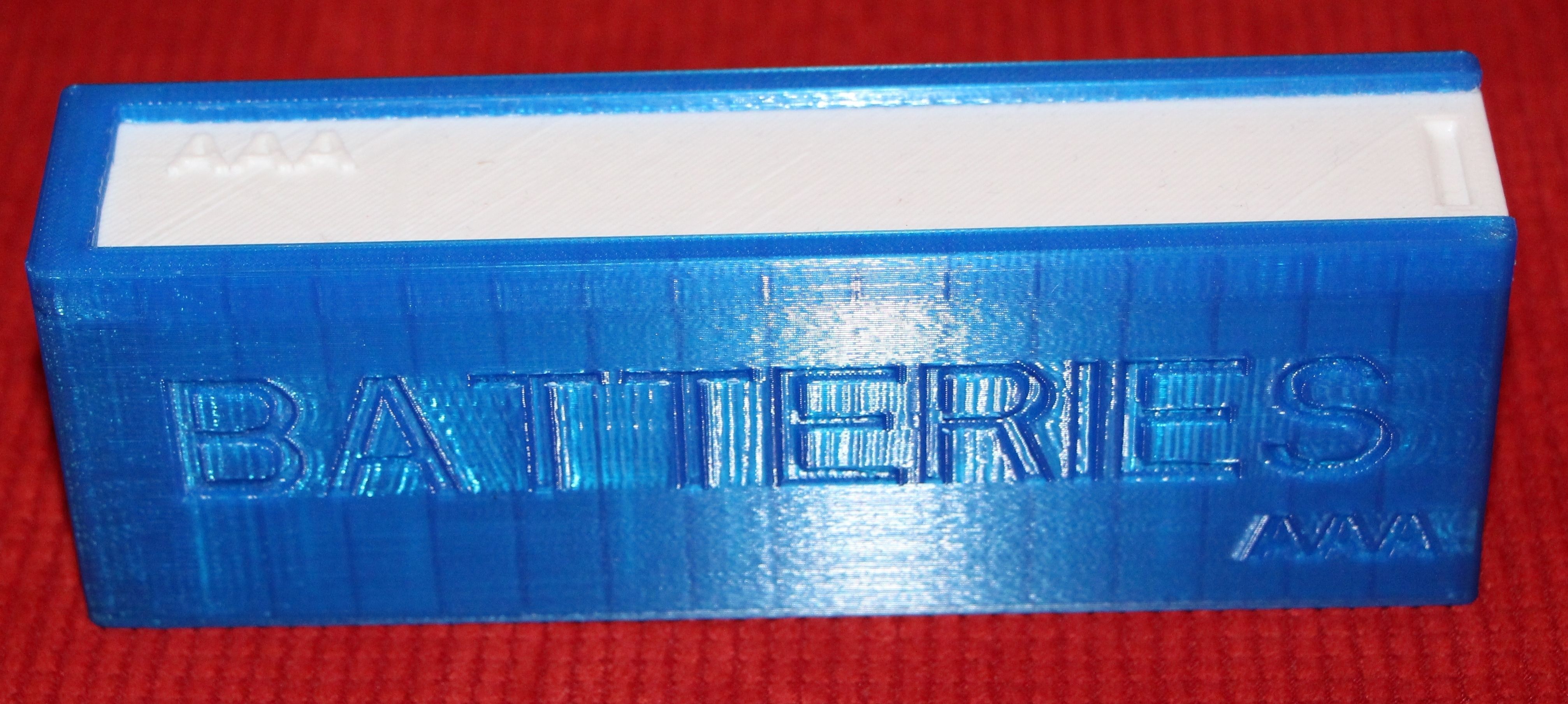 AAA Battery Box 3D model 3D printable | CGTrader