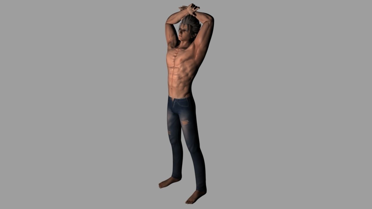 3D model Cool Guy 3d model VR / AR / low-poly | CGTrader