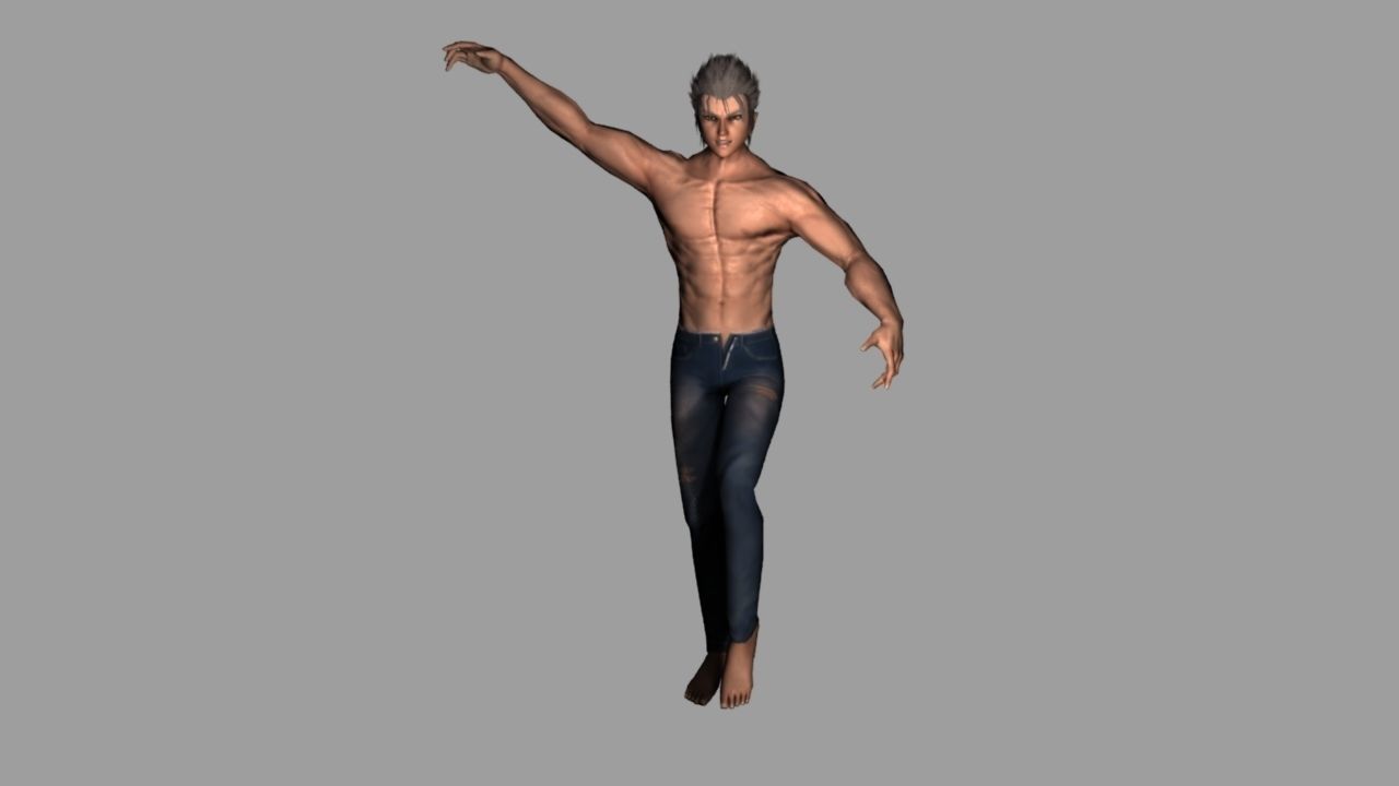 3D model Cool Guy 3d model VR / AR / low-poly | CGTrader