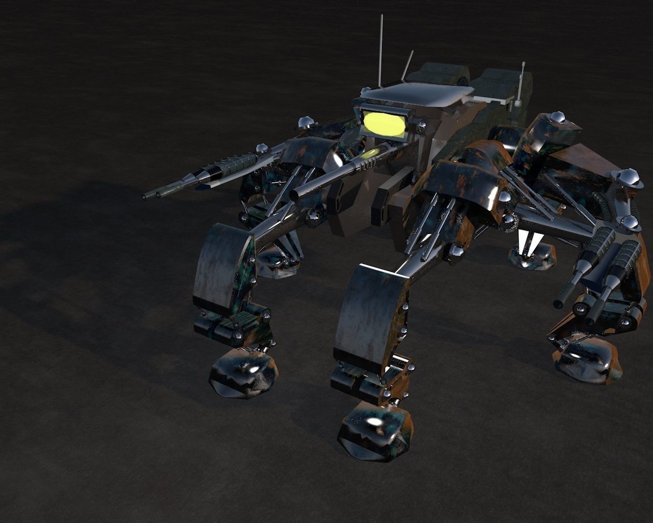 Heavy Droid 3D model rigged | CGTrader