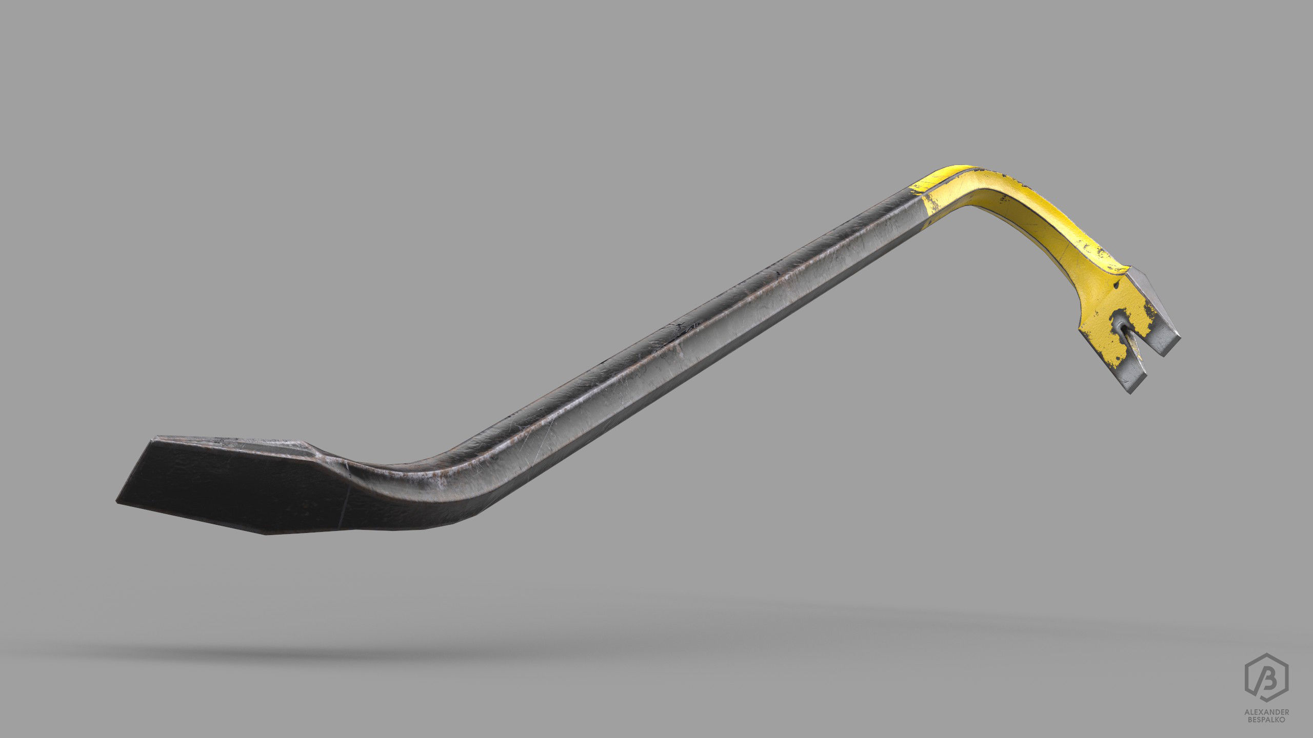 3D model Game Ready Crowbar metal hook VR / AR / low-poly | CGTrader