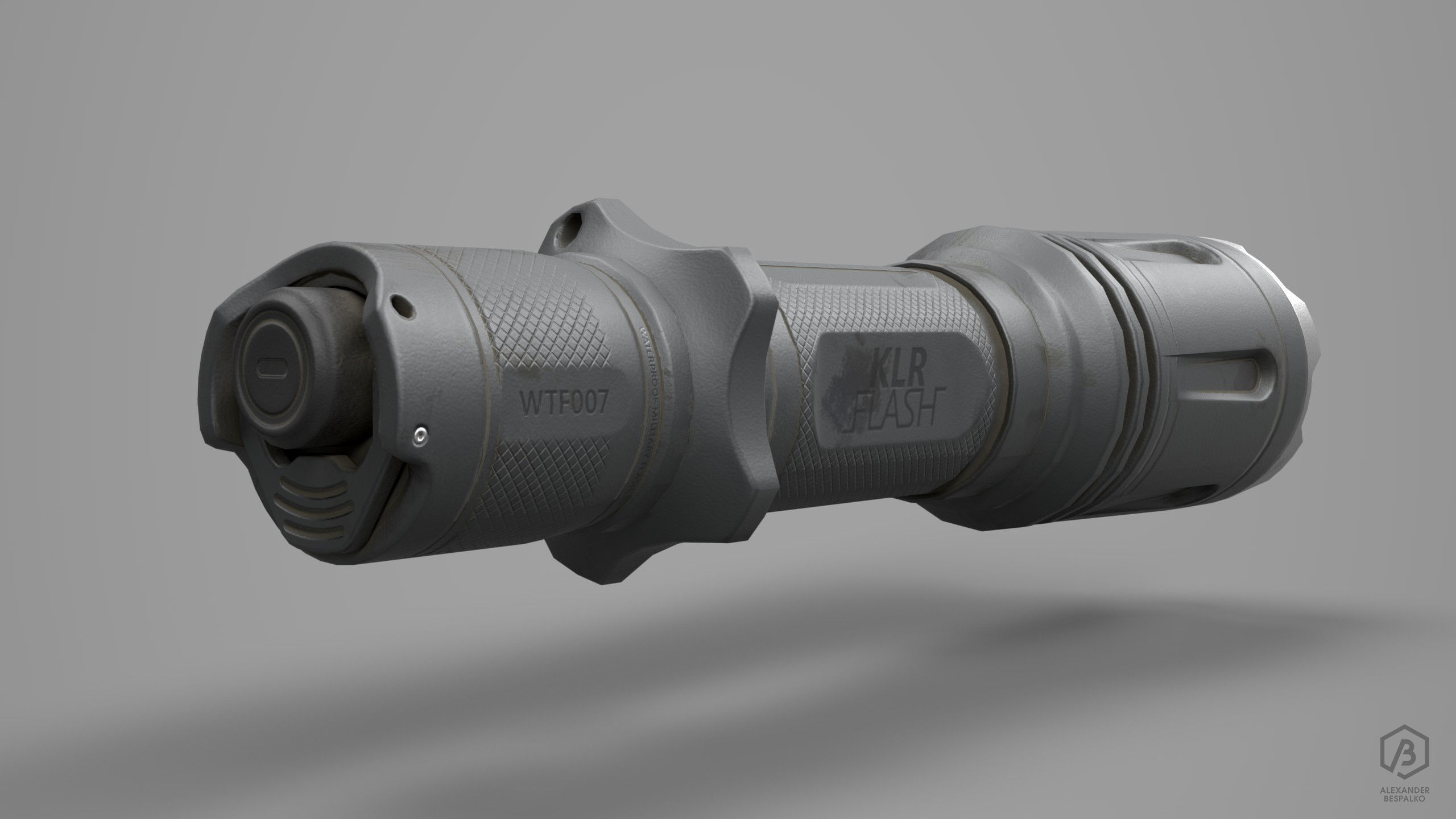 3D model Game Ready Tactical Flashlight VR / AR / low-poly | CGTrader