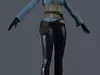 Medieval Fantasy Female Bard Outfit - Game Ready free VR / AR / low ...