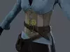 Medieval Fantasy Female Bard Outfit - Game Ready free VR / AR / low ...