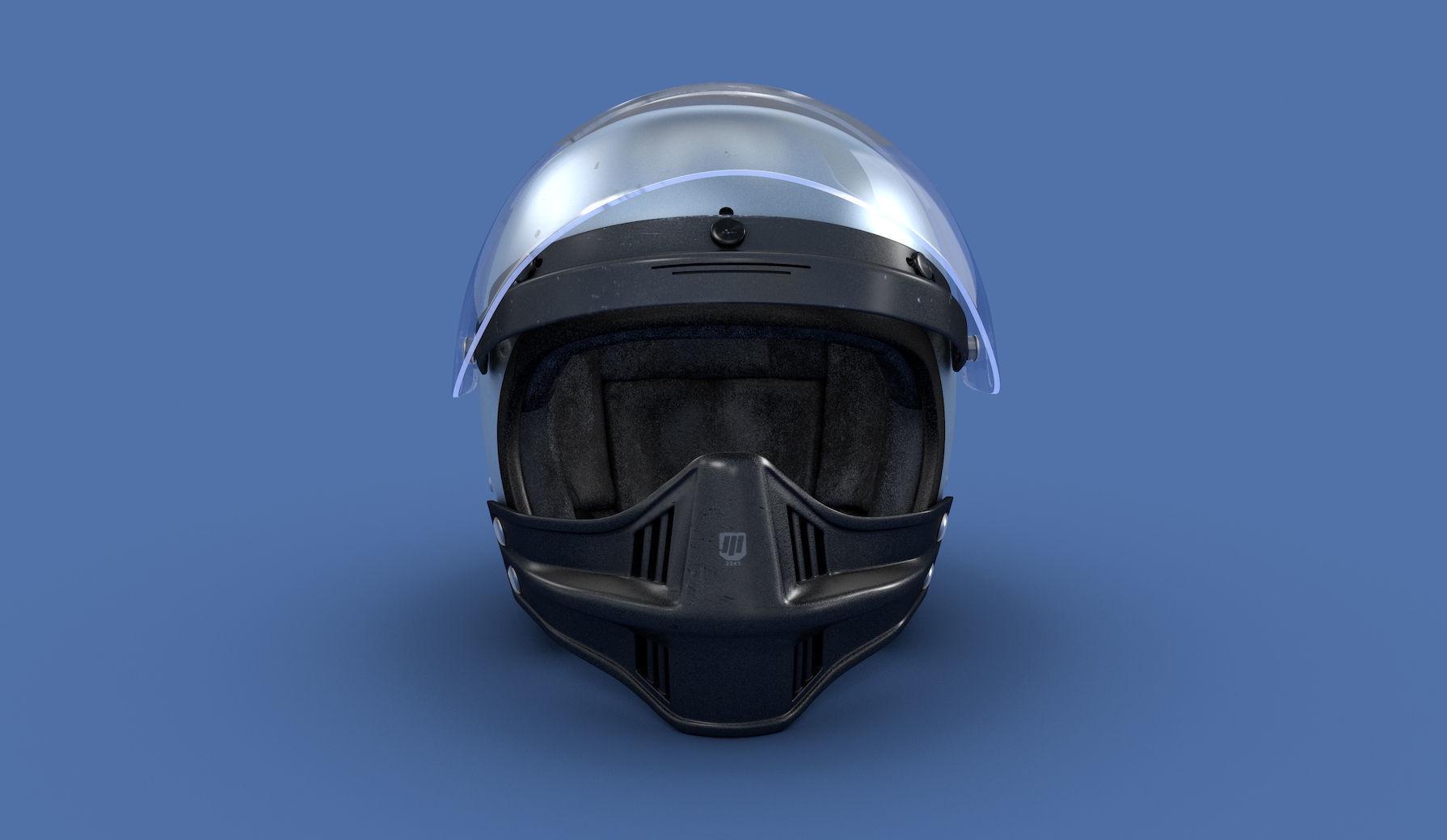 Motorcycle Race Helmet 1979 MAD MAX Jim Goose MFP 3D model | CGTrader
