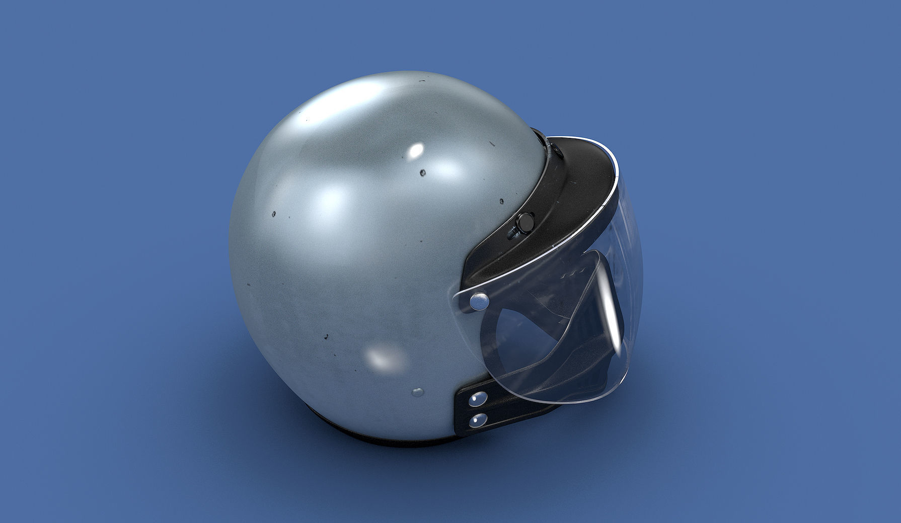 Motorcycle Race Helmet 1979 MAD MAX Jim Goose MFP 3D model | CGTrader