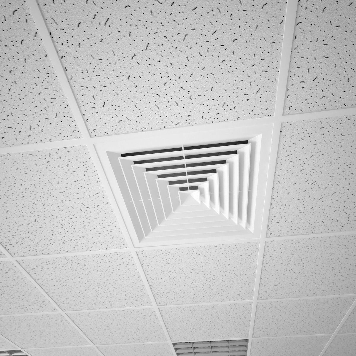 Modular ceiling 3D model | CGTrader