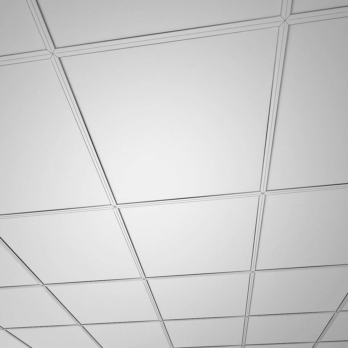 Modular ceiling 3D model | CGTrader