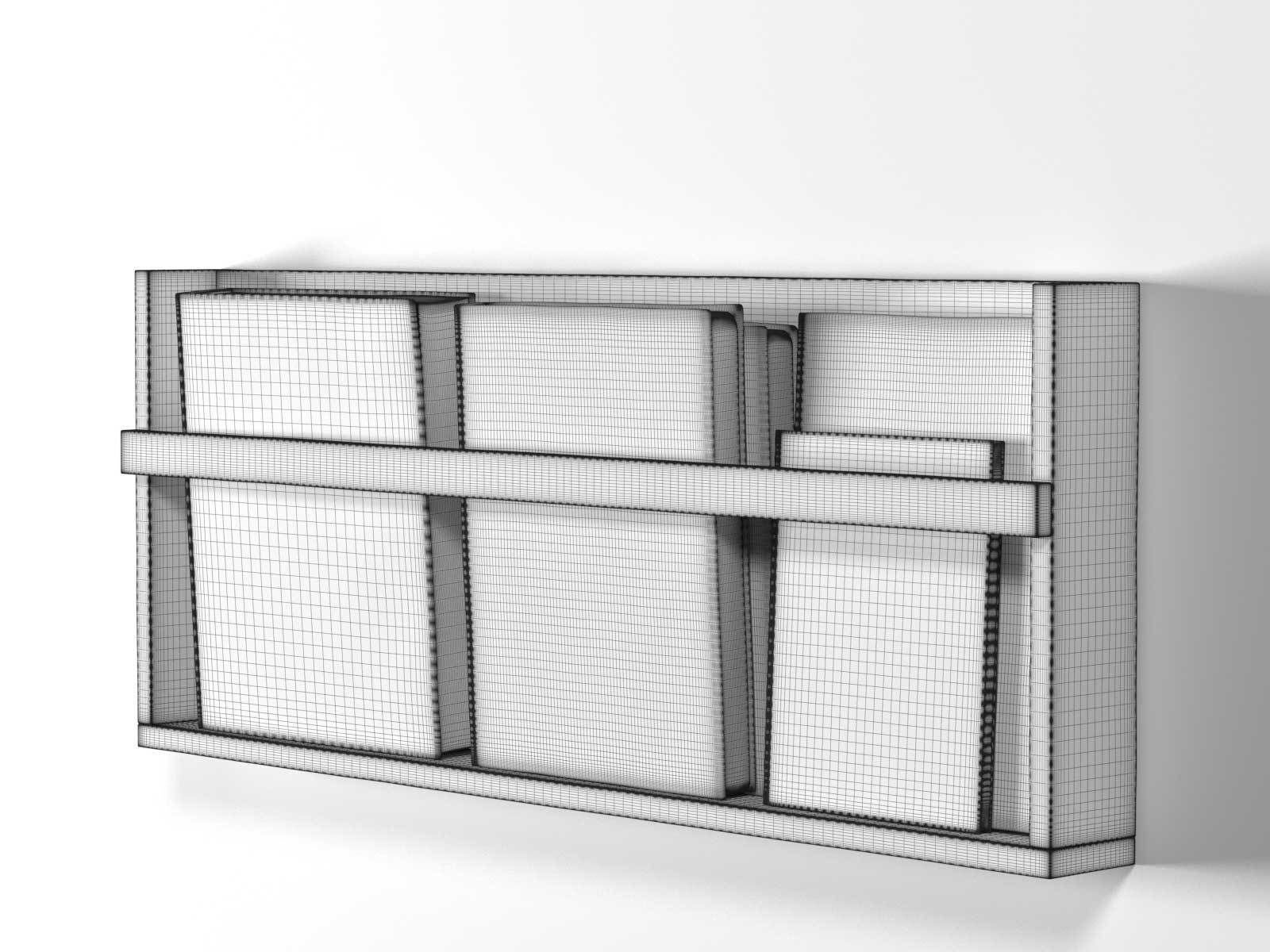 Vega Magazine Rack 3D model | CGTrader