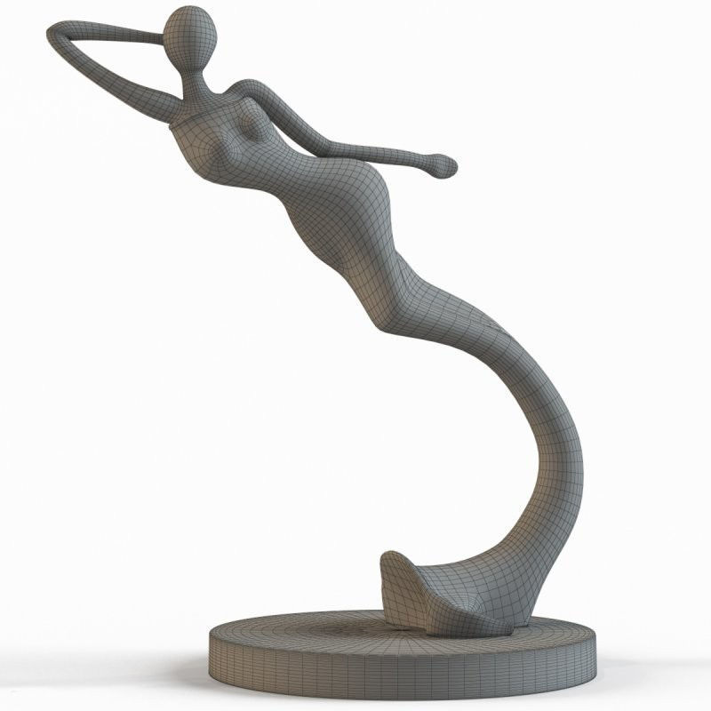 Figurine the Little Mermaid 3D model | CGTrader