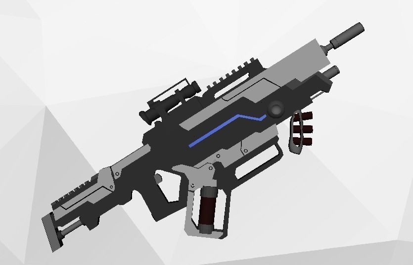 Lazer Gun free VR / AR / low-poly 3D model | CGTrader