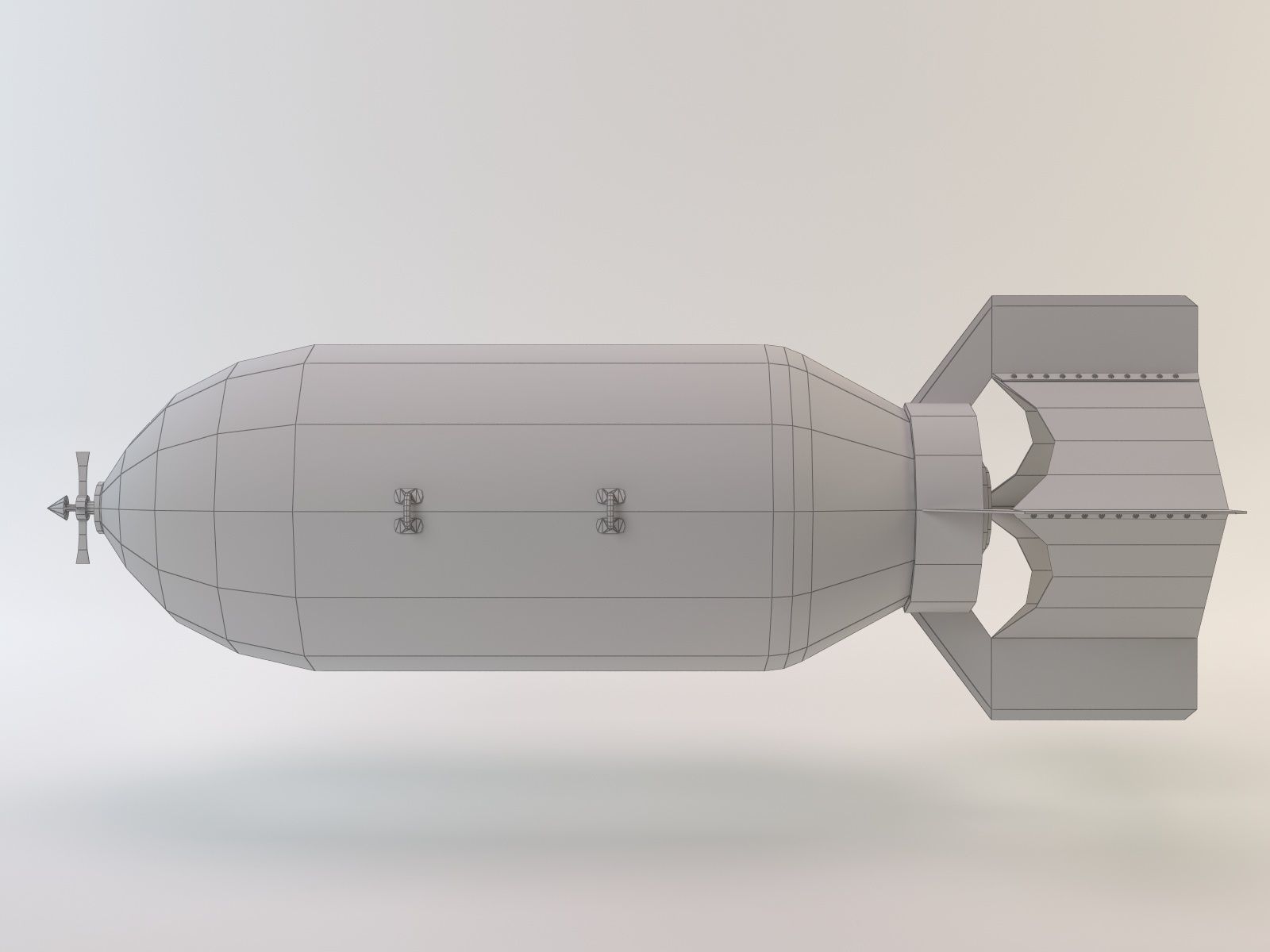 3D model Lowpoly Bomb military VR / AR / low-poly | CGTrader