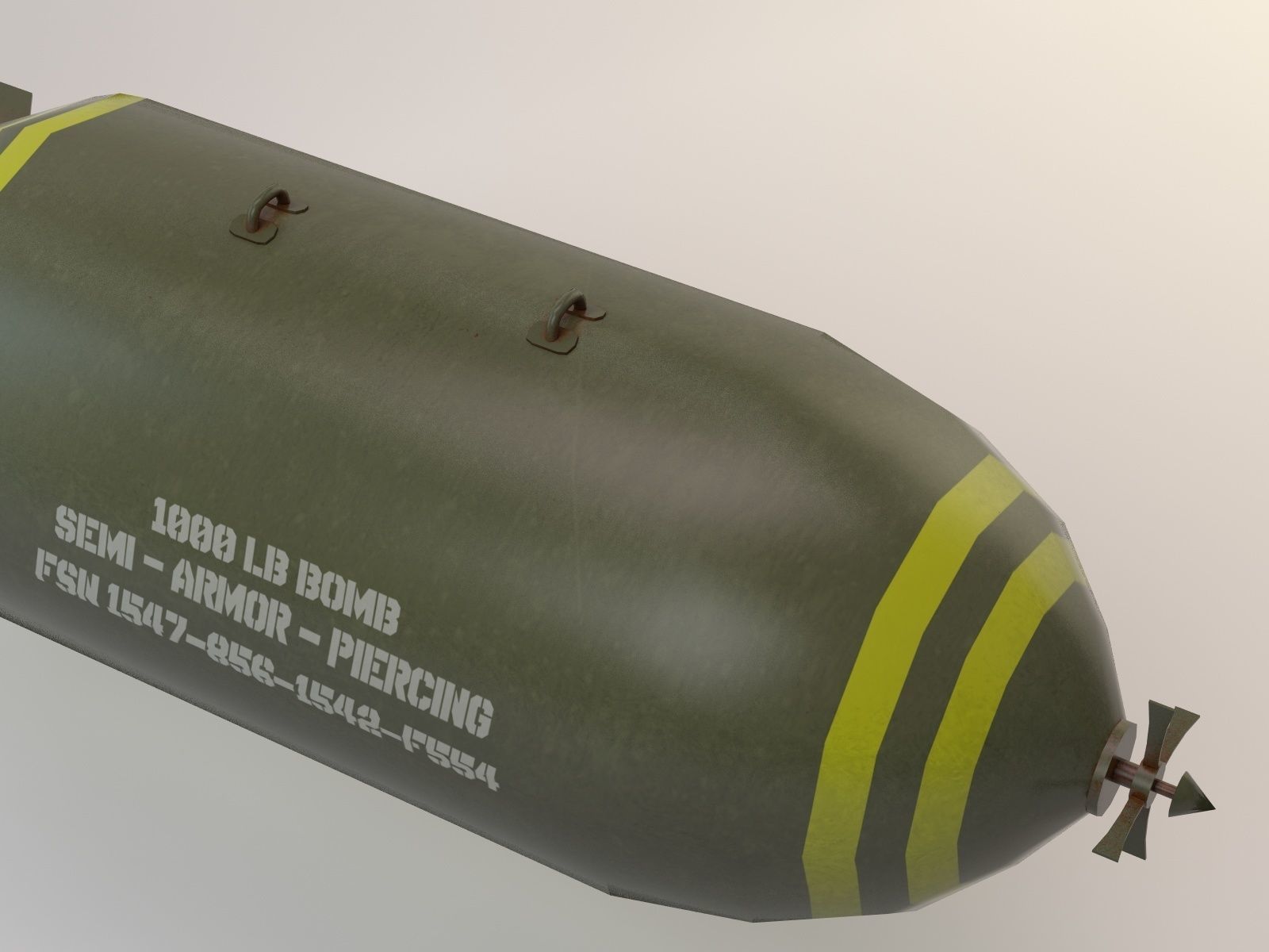 3D model Lowpoly Bomb military VR / AR / low-poly | CGTrader