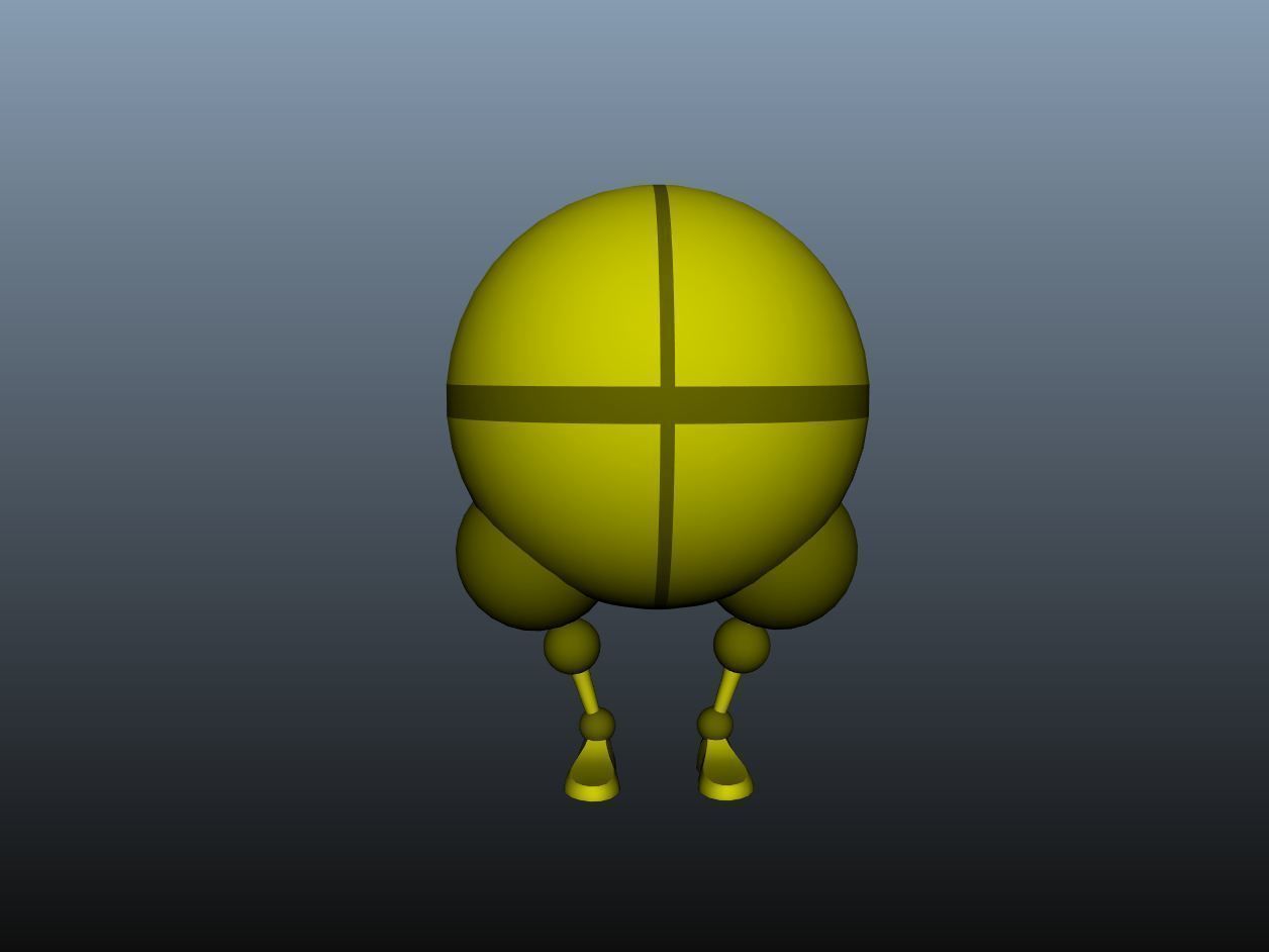 Walker Free Rig free 3D model rigged | CGTrader