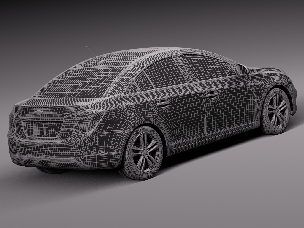 Chevrolet Cruze Sedan 2015 3D model | CGTrader