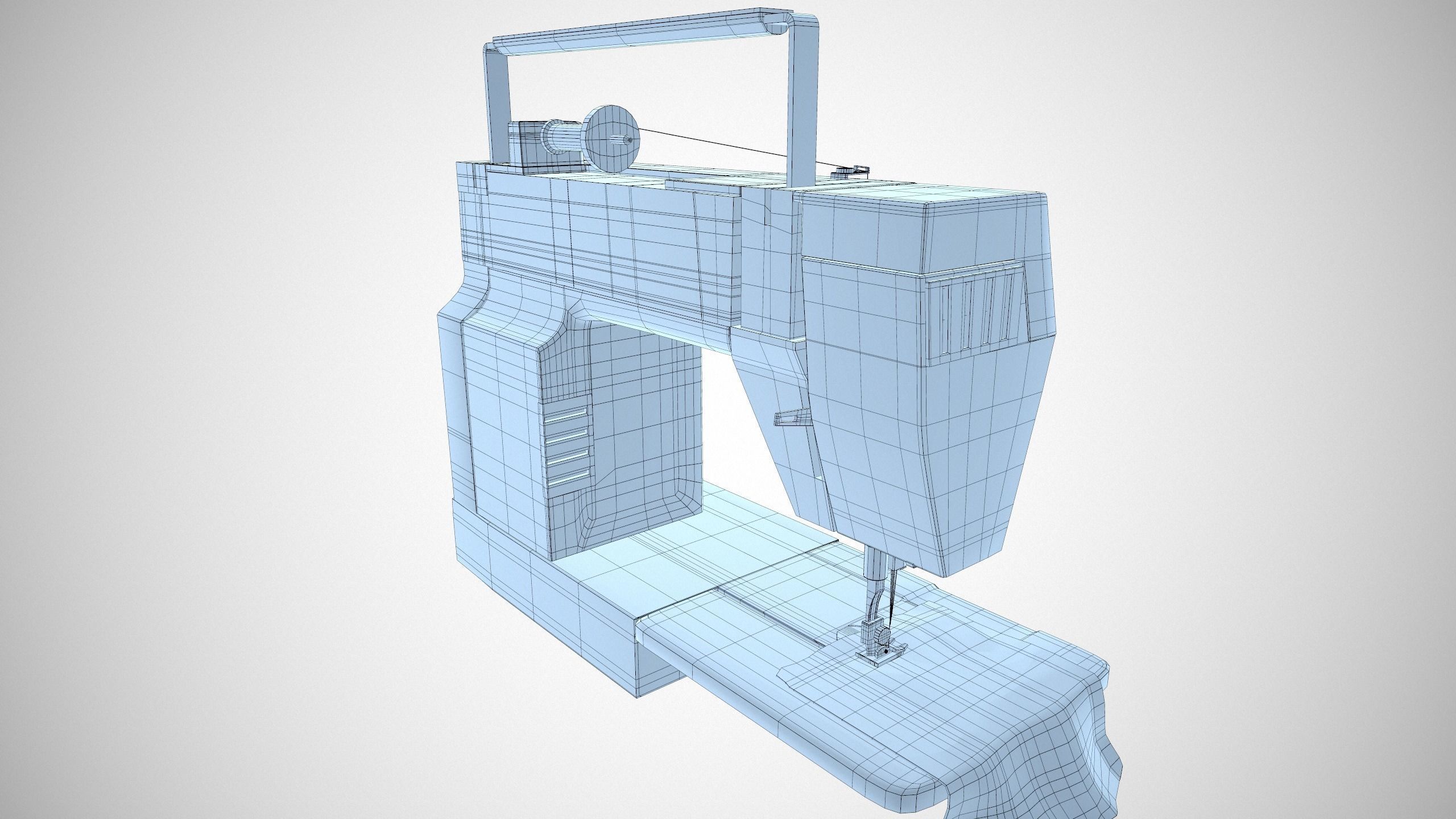 3D model Detailed Sewing Machine - PBR VR / AR / low-poly | CGTrader
