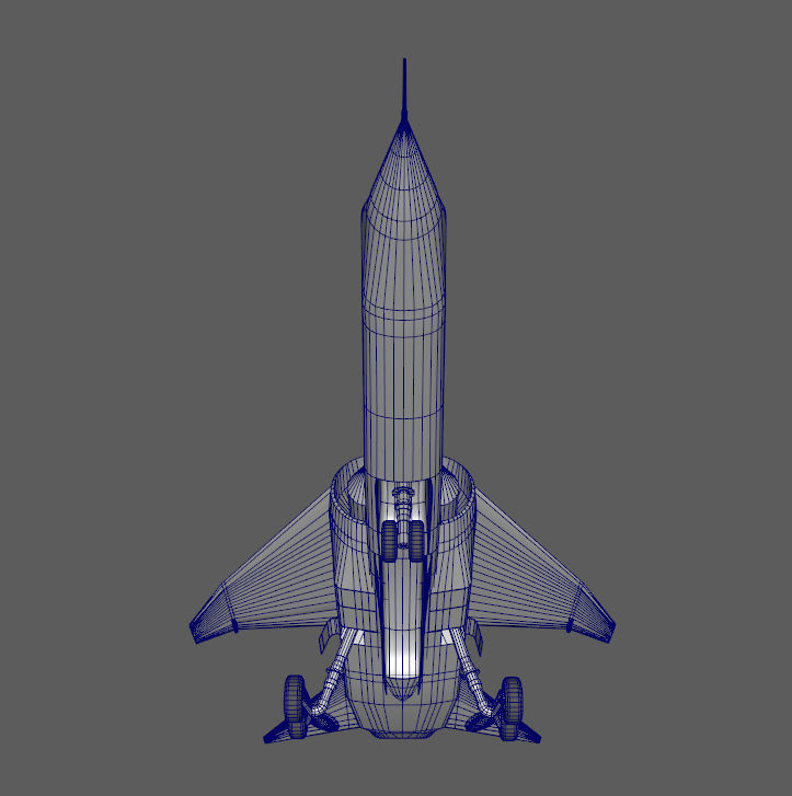 3D model BAC TSR-2 VR / AR / low-poly rigged animated | CGTrader