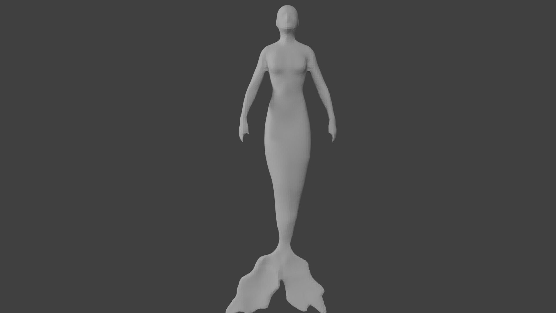 base mermaid 3D model 3D printable | CGTrader