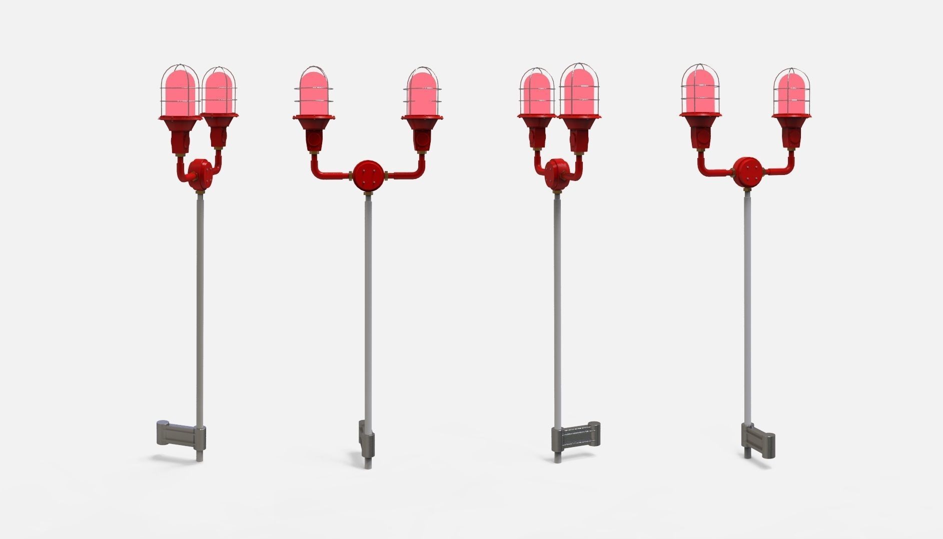 Signal lights 3D model | CGTrader