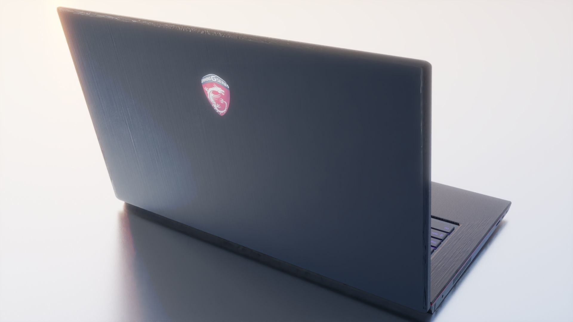 Gaming Laptop MSI 3D model | CGTrader