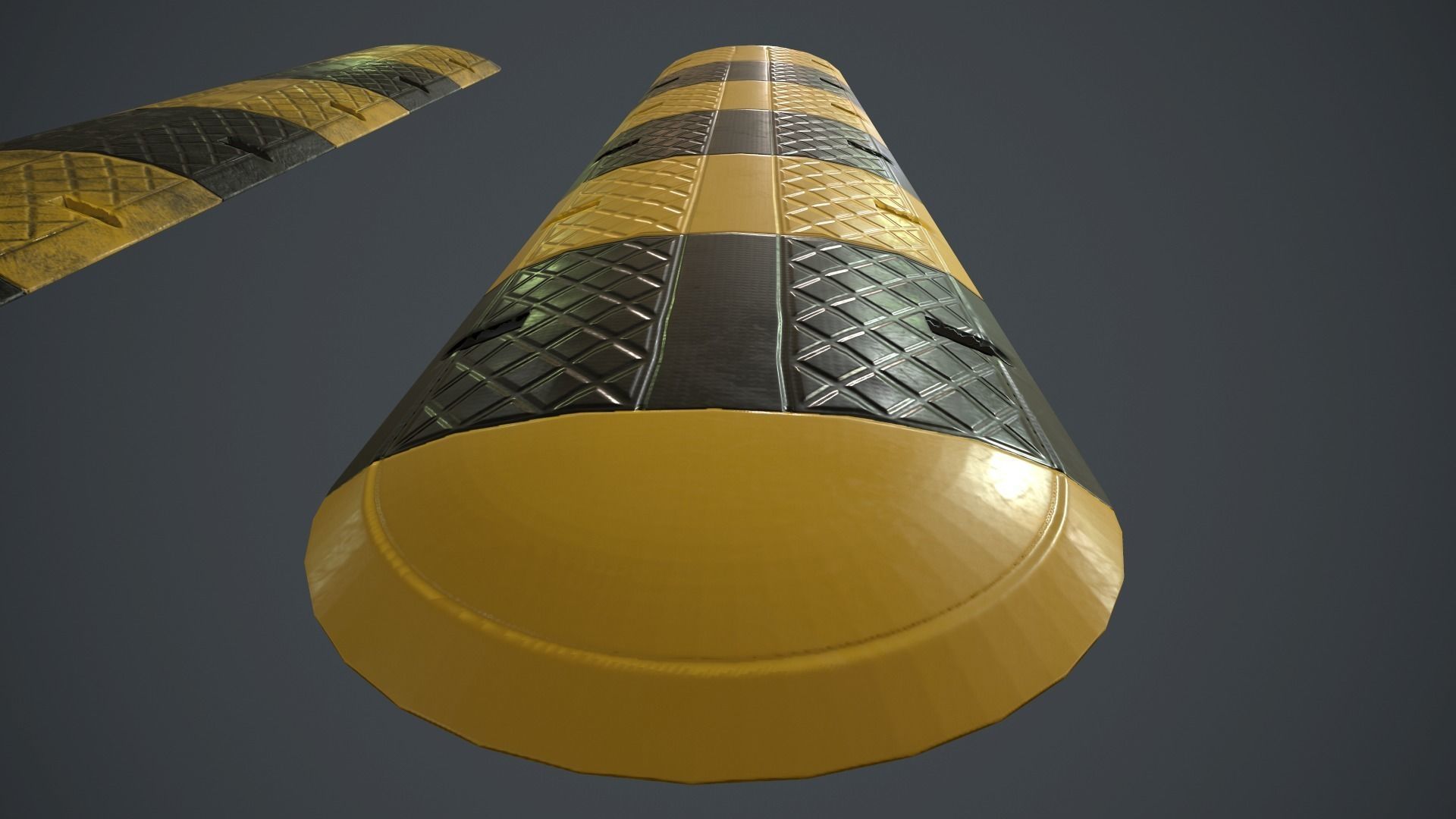 3D model Traffic Speed Bump PBR Game Ready VR / AR / low-poly | CGTrader