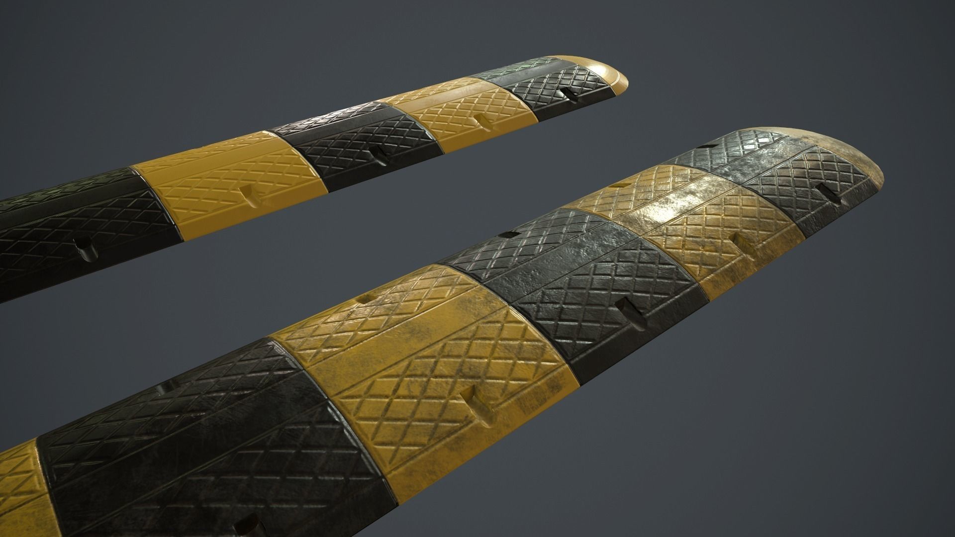 3D model Traffic Speed Bump PBR Game Ready VR / AR / low-poly | CGTrader