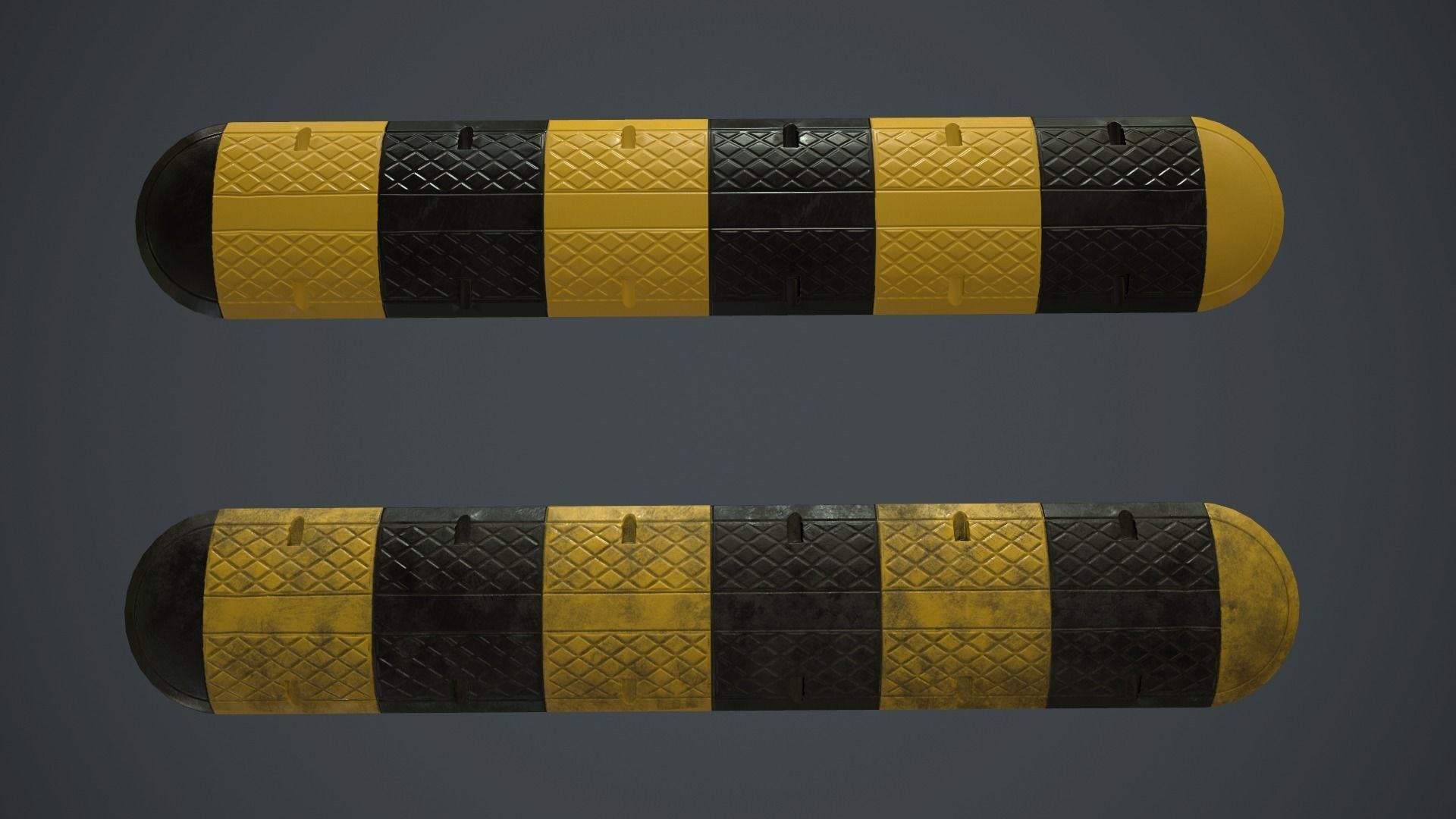 3D model Traffic Speed Bump PBR Game Ready VR / AR / low-poly | CGTrader