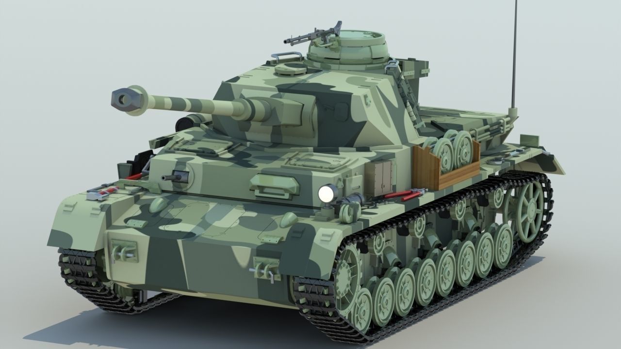 Panzer IV Tank Ausf G 3D model | CGTrader