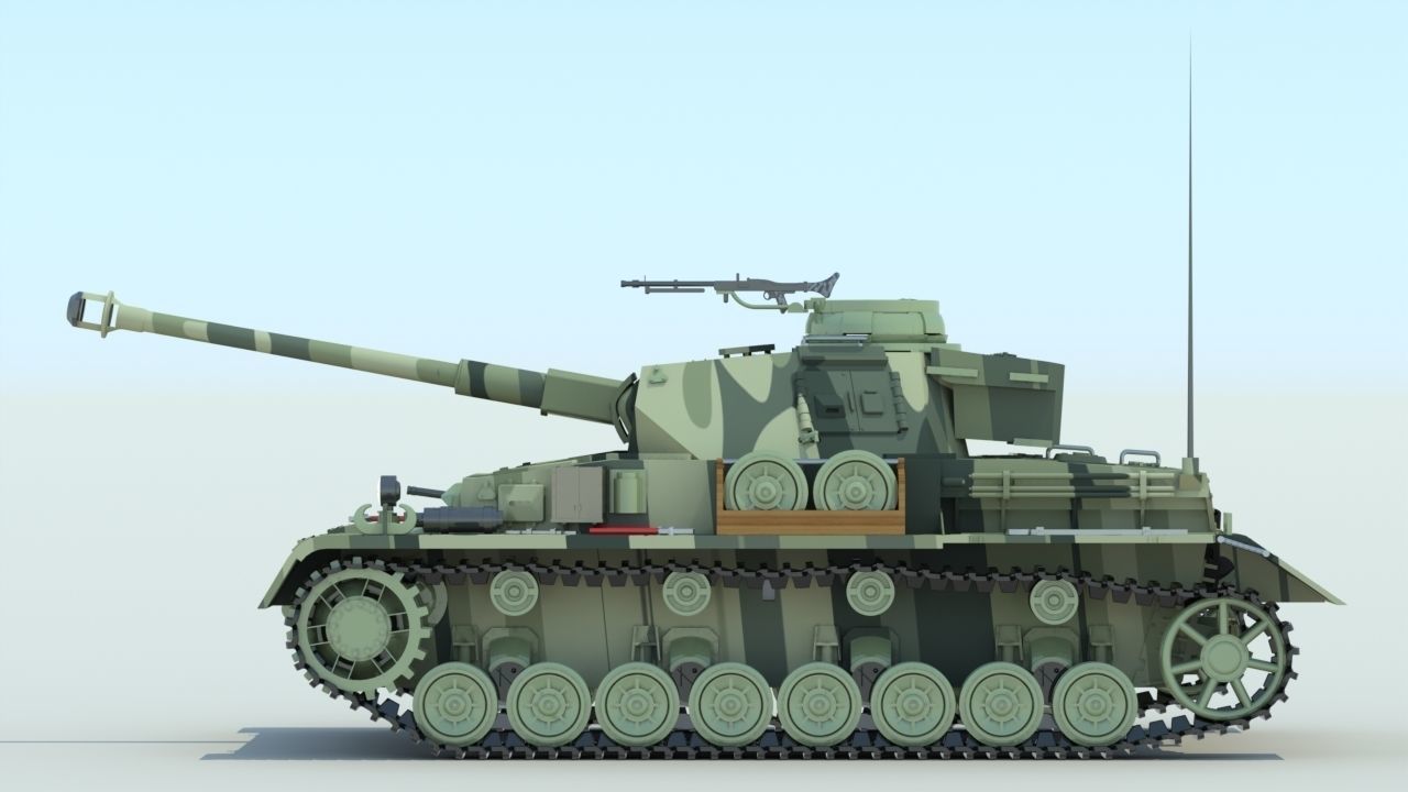 Panzer IV Tank Ausf G 3D model | CGTrader