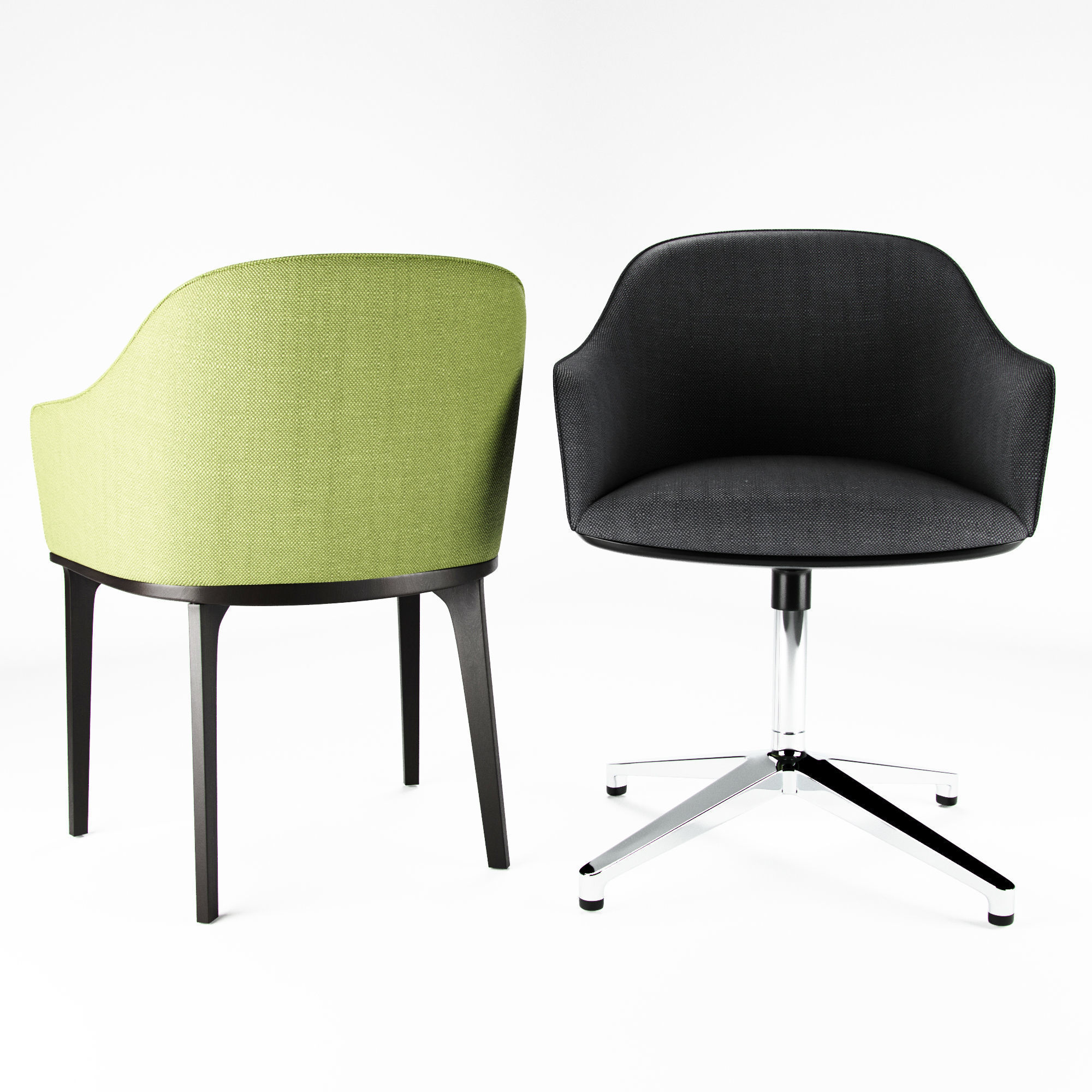 Vitra SOFTSHELL 3D model | CGTrader