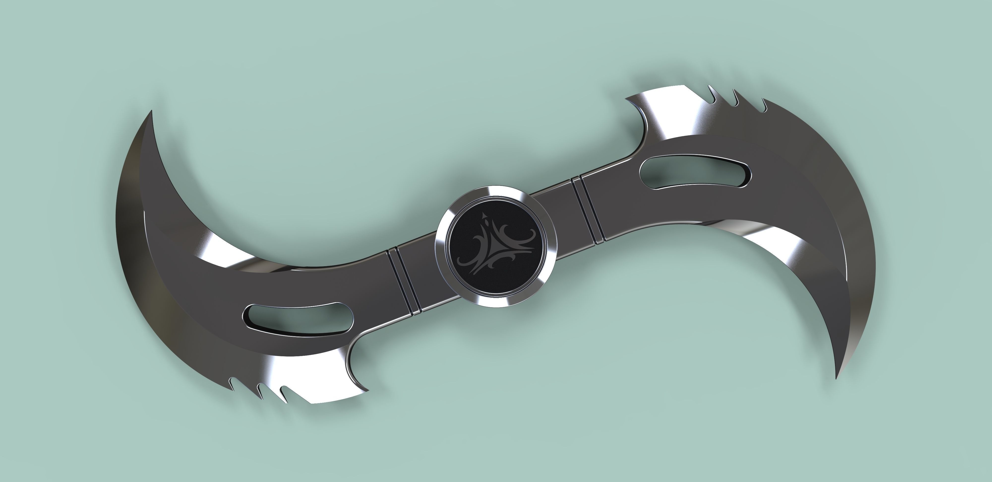 Glaive from movie Blade 3D model | CGTrader