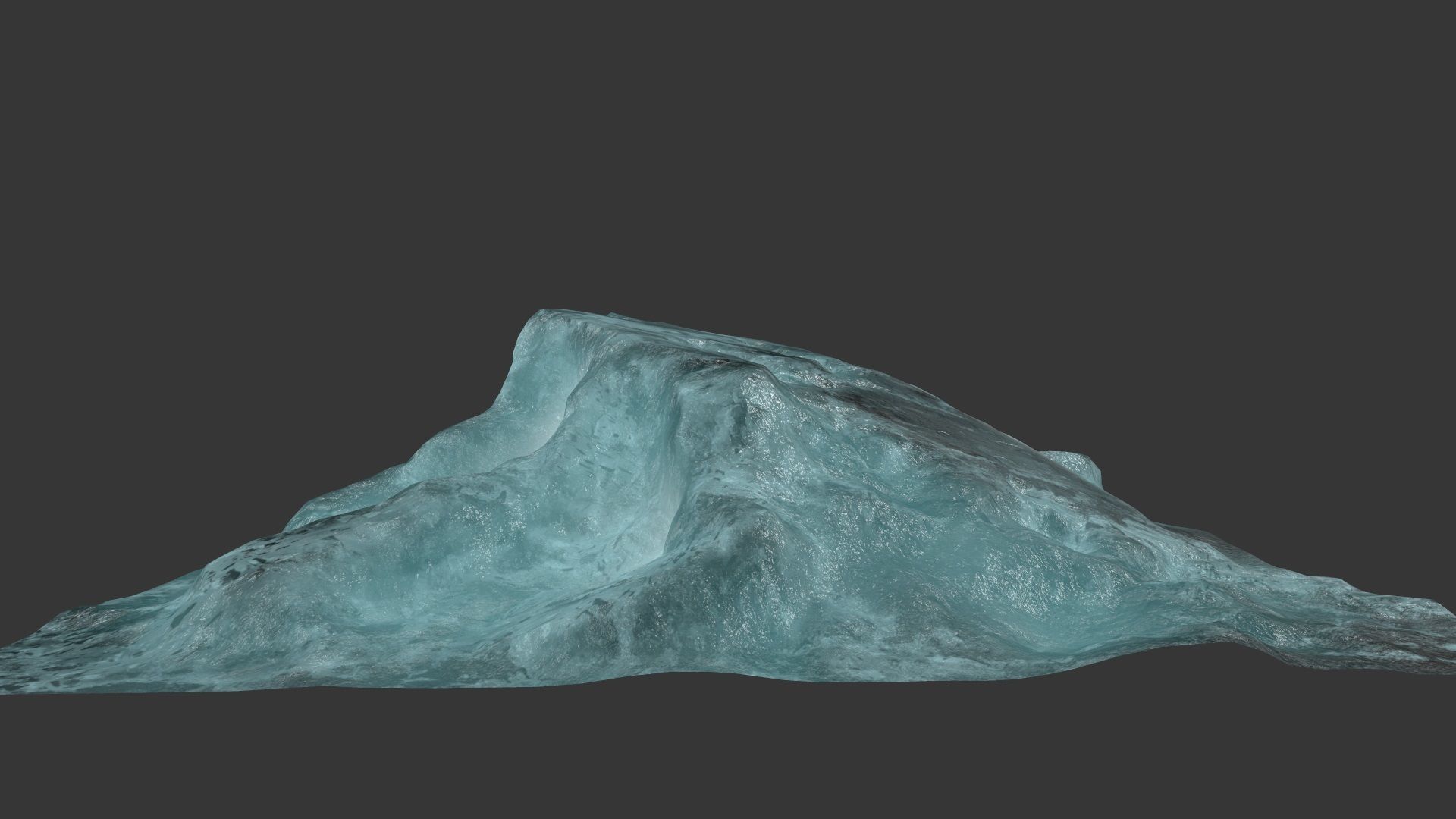 3D model Ice mountain with VR / AR / low-poly | CGTrader