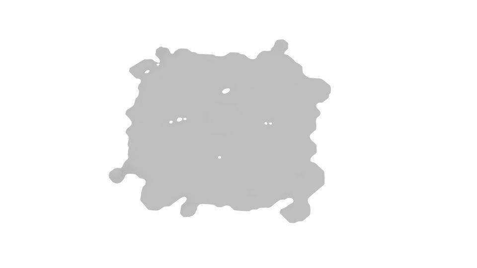 Cube Splash Splatter 3D model | CGTrader