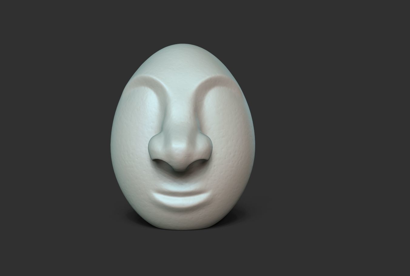 Egg Face 3D model 3D printable | CGTrader