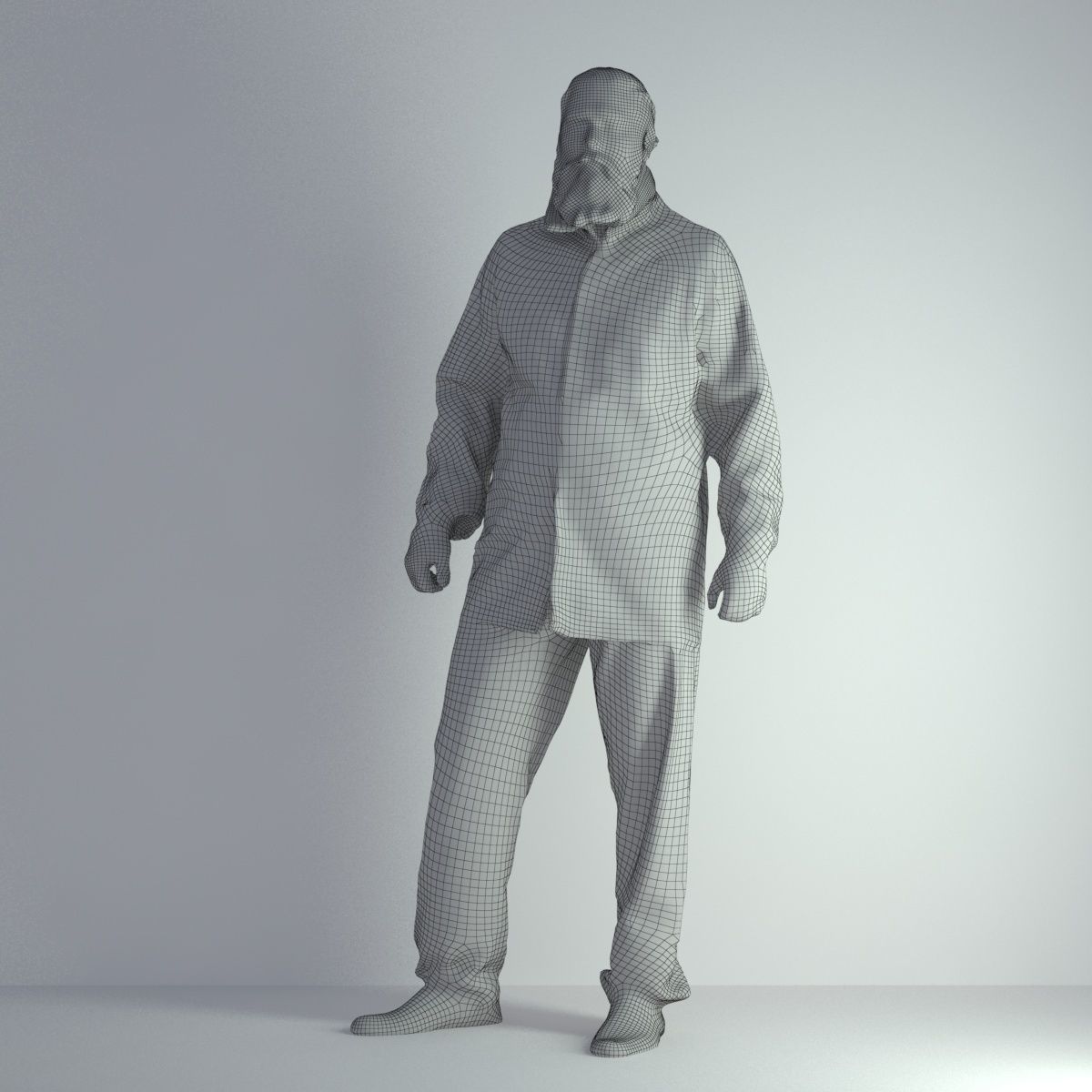 3D Scan Man Worker Safety 008 3D model | CGTrader