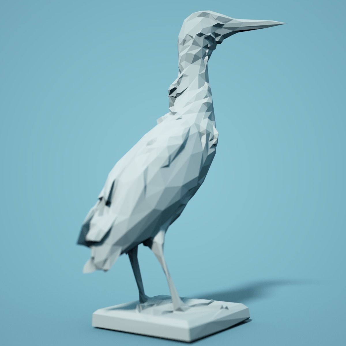 Woudaapje Low Poly Bird 3D model 3D printable | CGTrader
