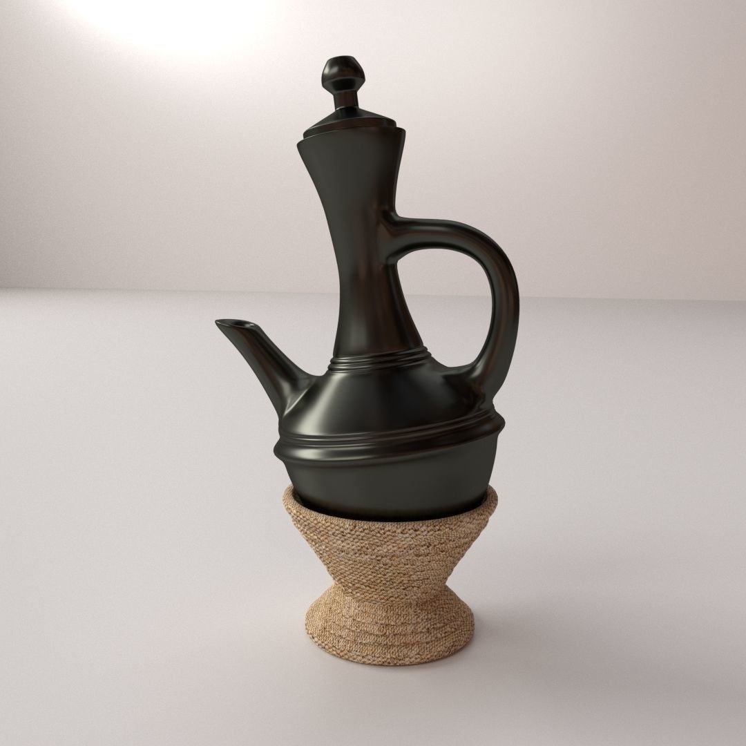 Jebena teapot 3D model | CGTrader