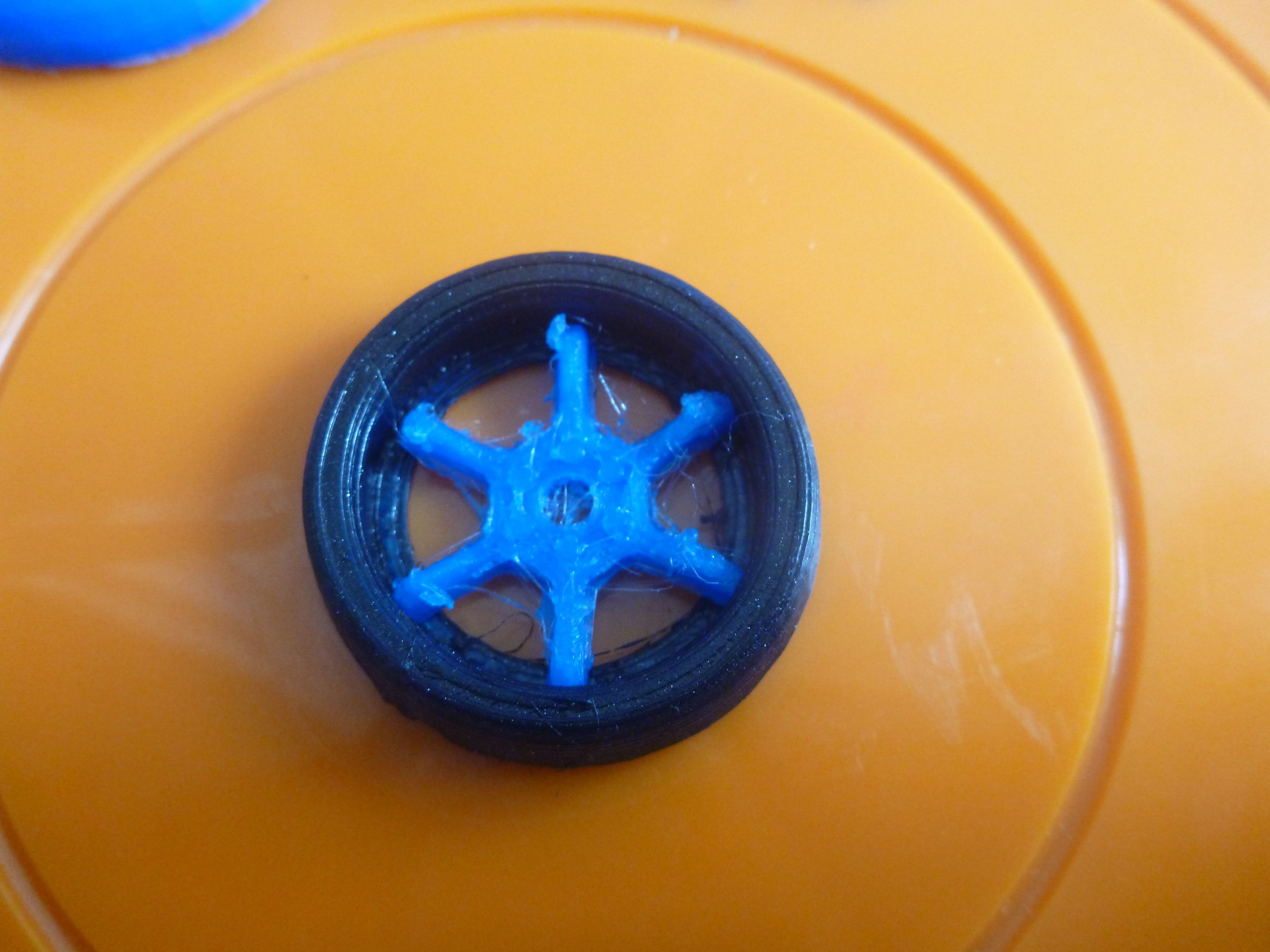 Wheel Tire Crome 3D printable for beginners 3D model 3D printable ...