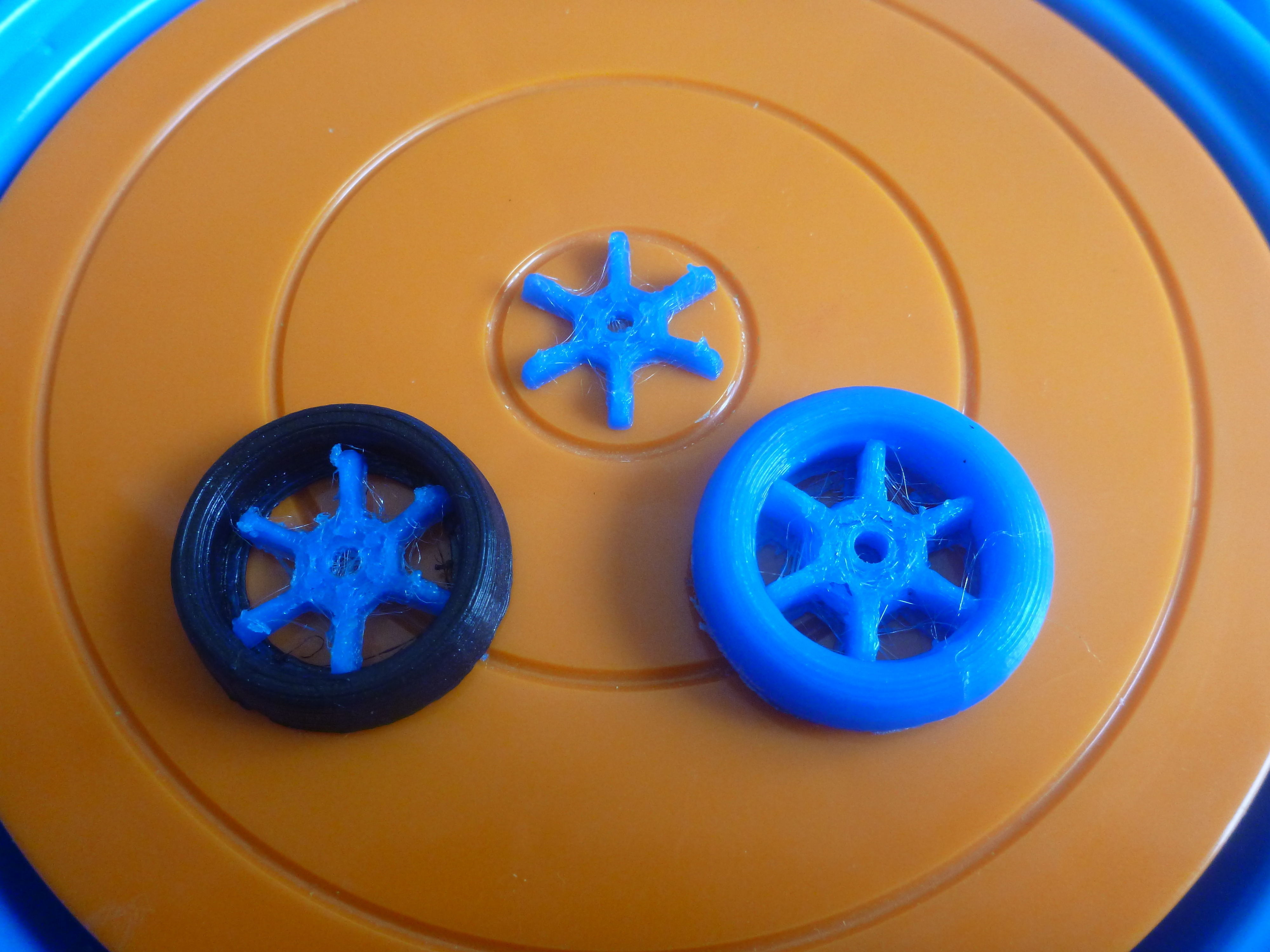 Wheel Tire Crome 3D printable for beginners 3D model 3D printable ...