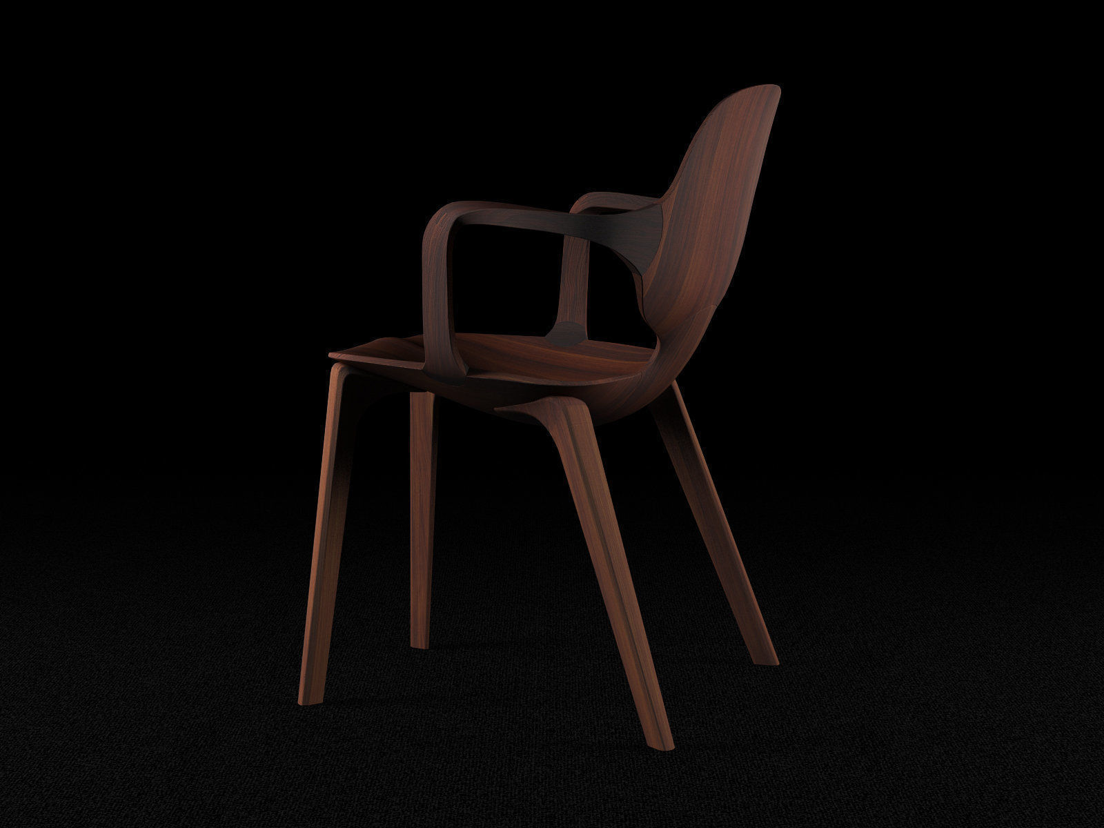 Clad Armchair 3D model | CGTrader