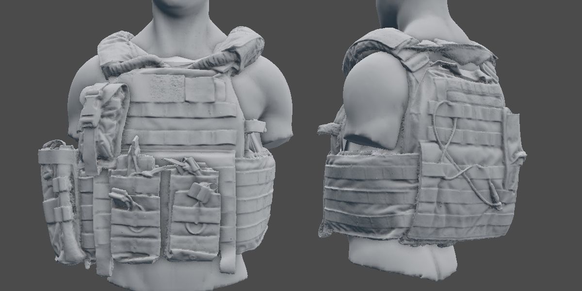 SOLDIER Bulletproof Vest 01 3D model | CGTrader